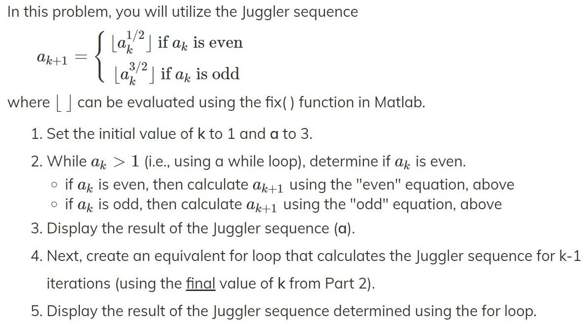 272] if ak is even In this problem, you will utilize | Chegg.com