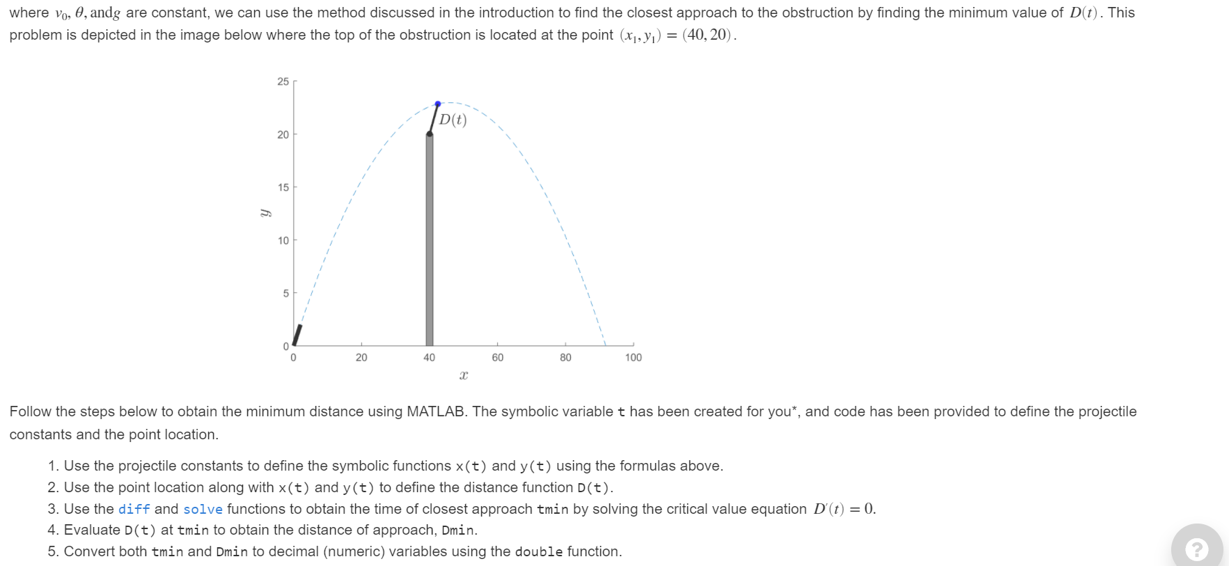 Solved USE MATLAB ONLY! PLEASE DONT BOTHER TO ANSWER THE | Chegg.com