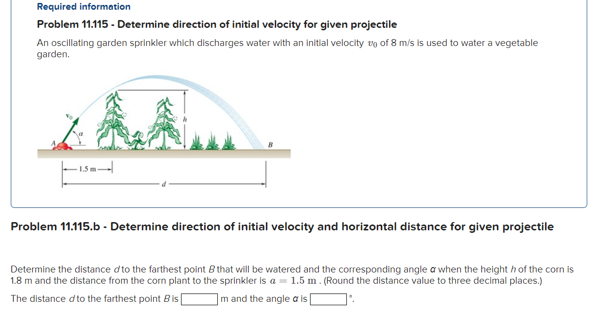 Solved Required informationProblem 11.115 - ﻿Determine | Chegg.com