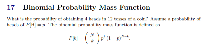 Solved 17 Binomial Probability Mass Function What is the | Chegg.com