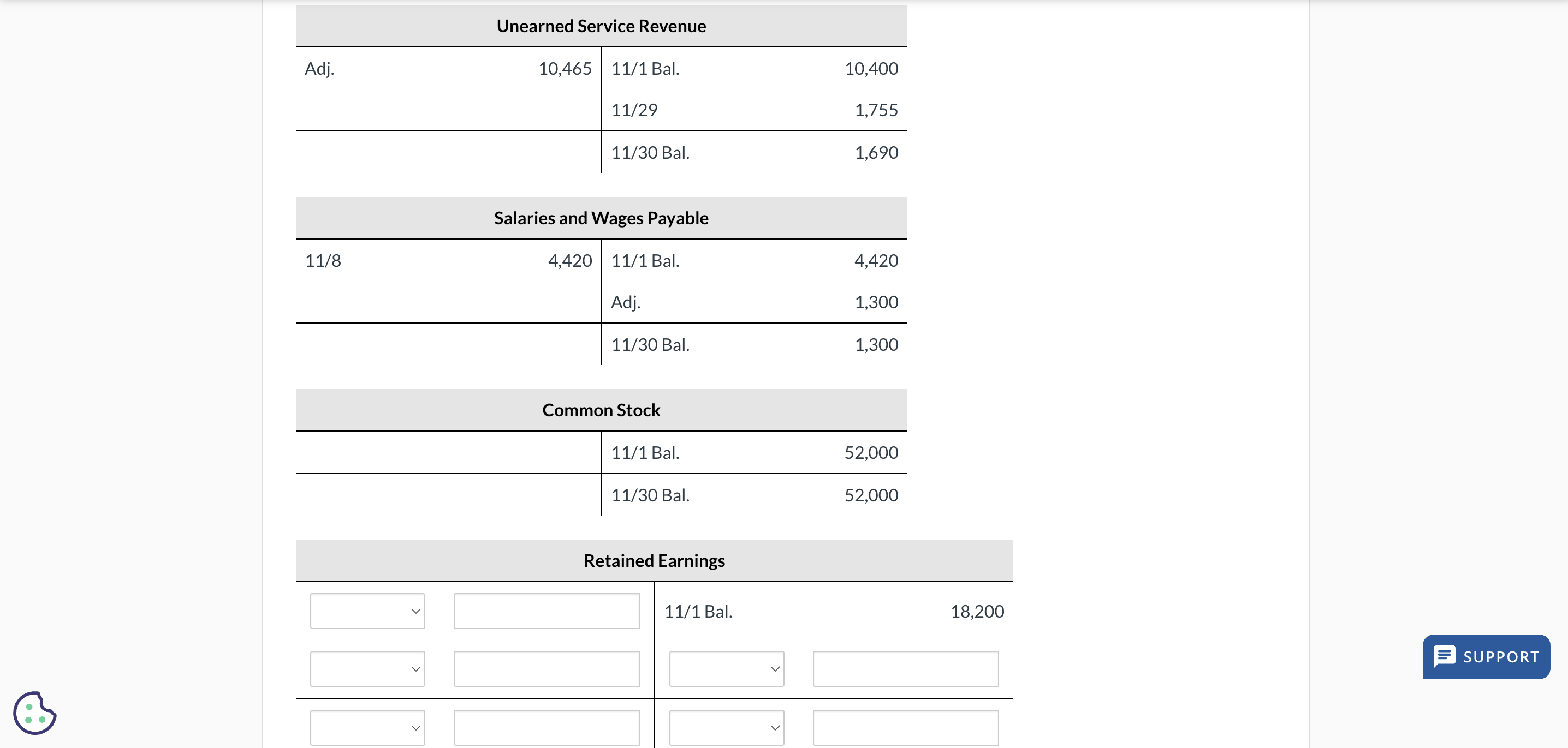 \begin{tabular}{l|lr} \multicolumn{4}{c}{ Unearned | Chegg.com