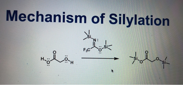 Solved Mechanism of Silylation Si N: Si Si- | Chegg.com