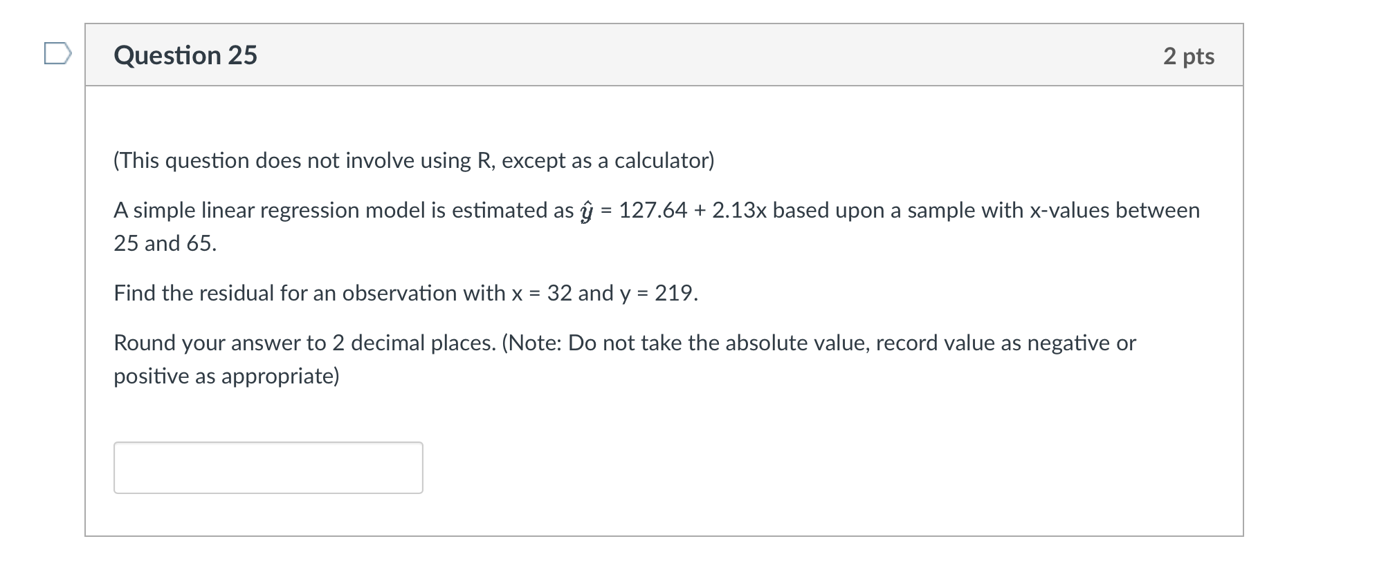 Solved (This question does not involve using R, except as a | Chegg.com