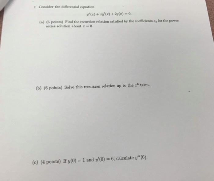 Solved It’s DFQ class please answer ASAP with clear work | Chegg.com