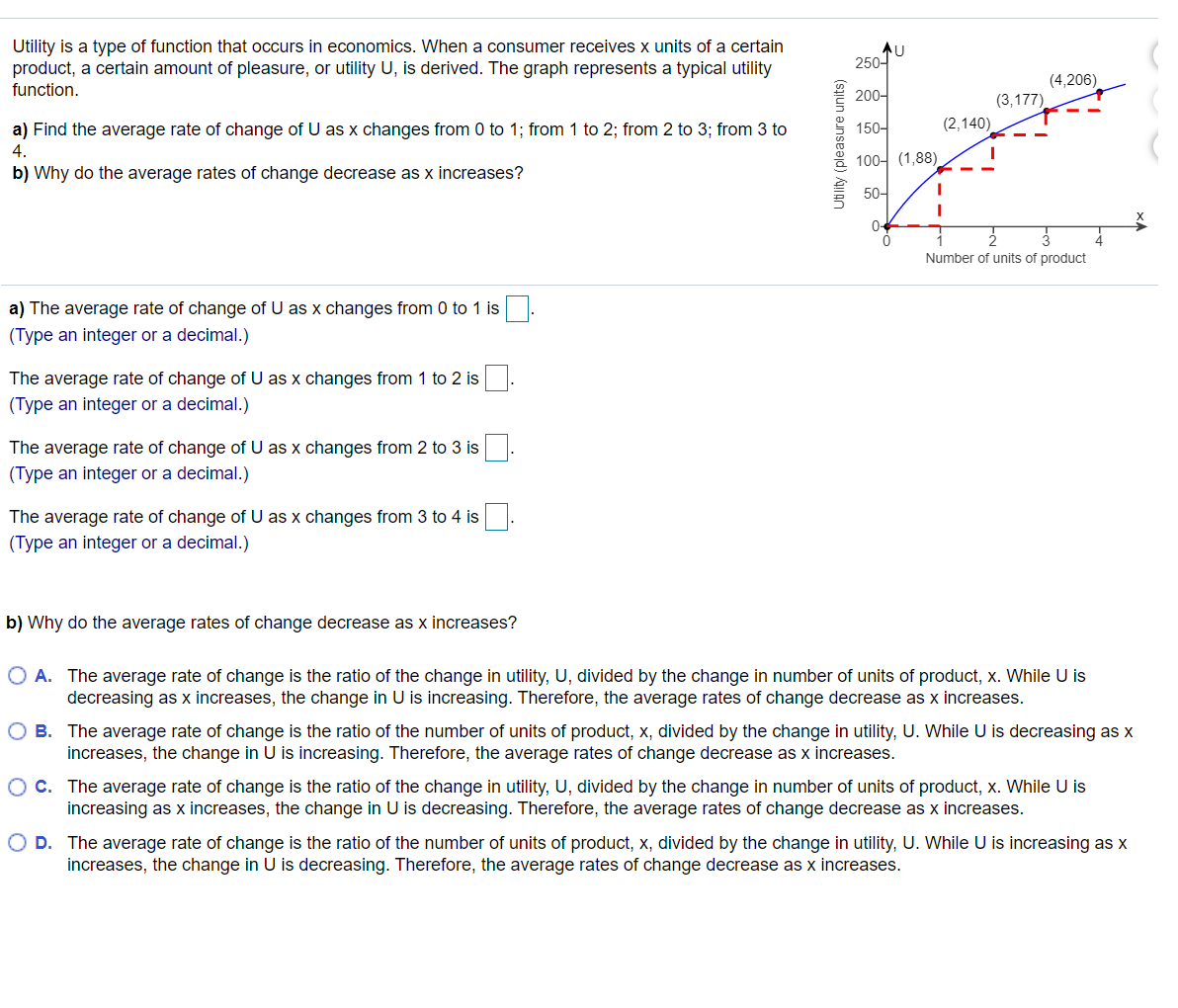 Solved Utility is a type of function that occurs in | Chegg.com
