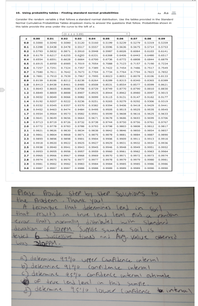 Solved USING THE TABLE BELOW AS REFERENCE PLEASE SOLVE | Chegg.com
