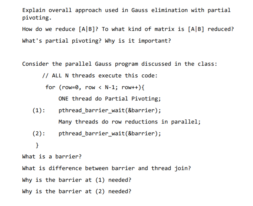 Solved Concurrent programming What is a thread? Why threads | Chegg.com