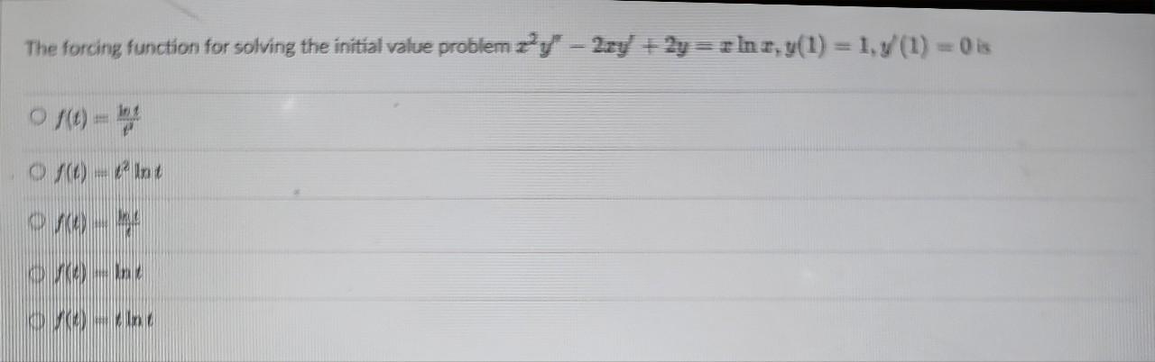 Solved The Green s function for solving the initial value | Chegg.com