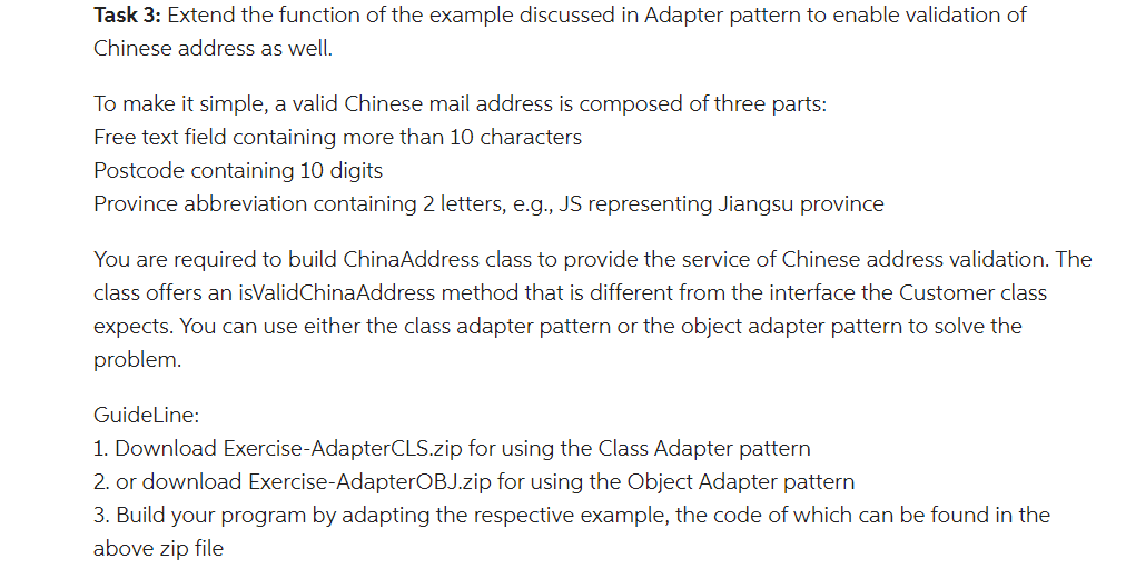 Solved Task 3: Extend the function of the example discussed | Chegg.com