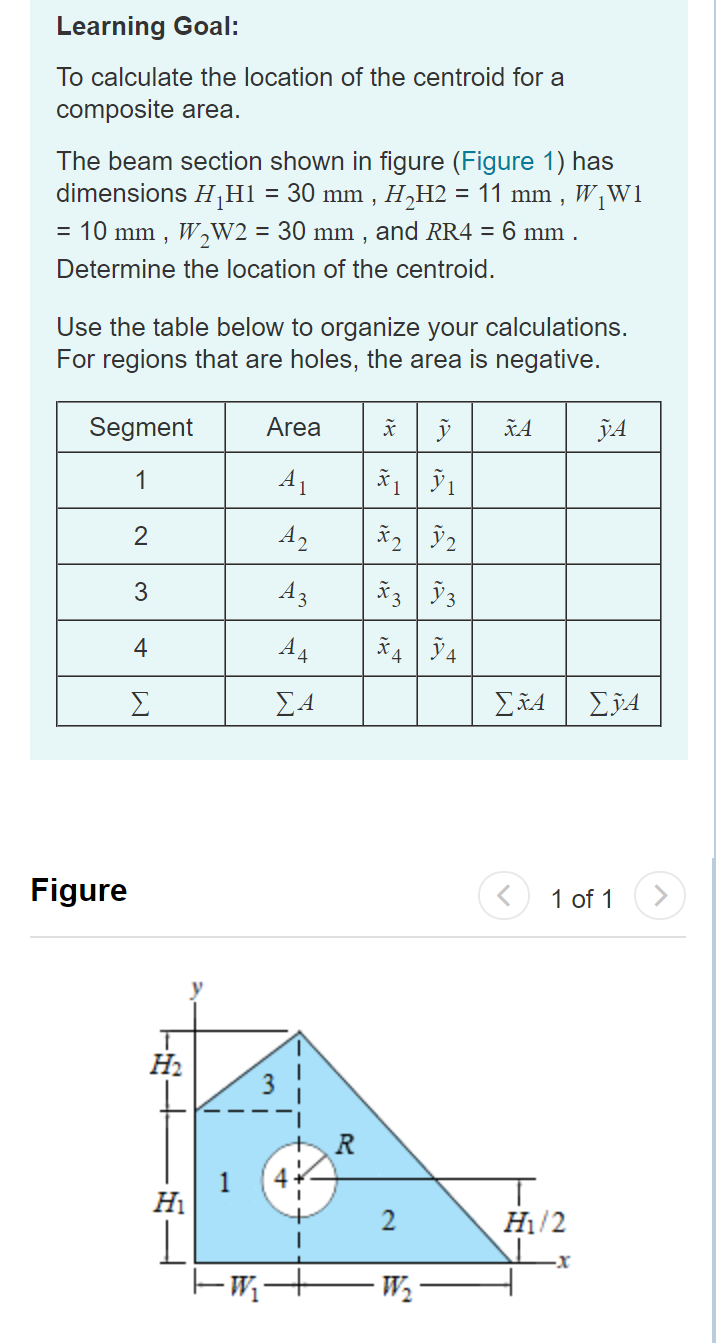 Solved Learning Goal: To calculate the location of the | Chegg.com