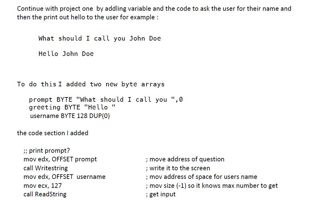 Solved include irvine32.inc .data msg byte "hello world!",13 | Chegg.com