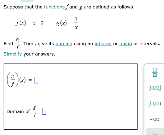 Solved Suppose that the functions fand g are defined as | Chegg.com