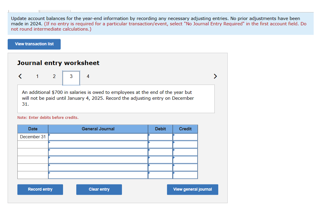 Solved Journal entry worksheet The balance of Deferred | Chegg.com