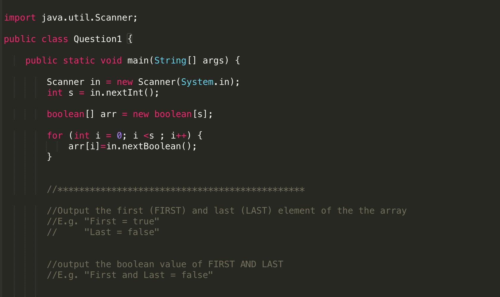 Solved DESCRIPTION: You will receive a l-dimensional boolean | Chegg.com