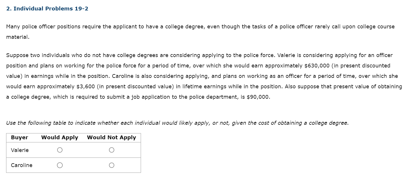 Solved Many police officer positions require the applicant | Chegg.com