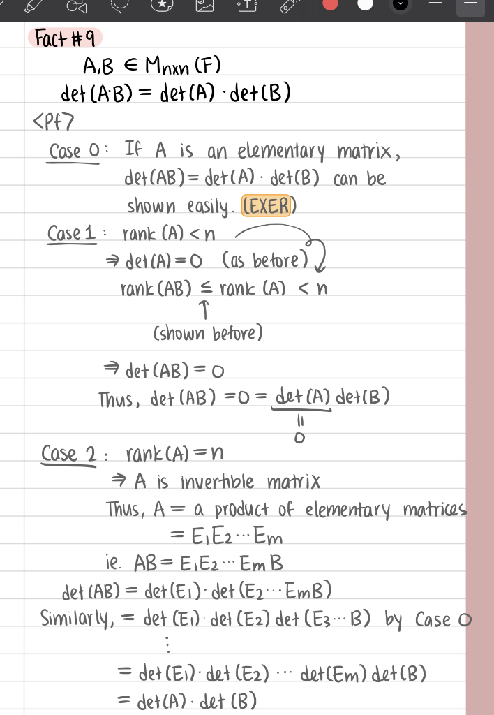 Solved How do I prove Fact #9 Case 0 (the EXER part) | Chegg.com