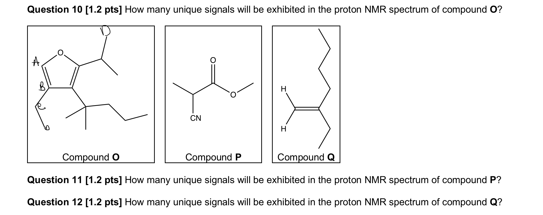 Solved Question 10 [1.2 pts] How many unique signals will be | Chegg.com