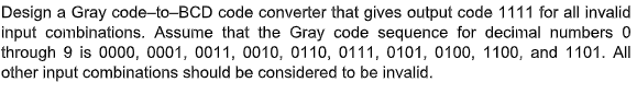 Gray Code To Bcd Converter Circuit Diagram Converter Bcd Log