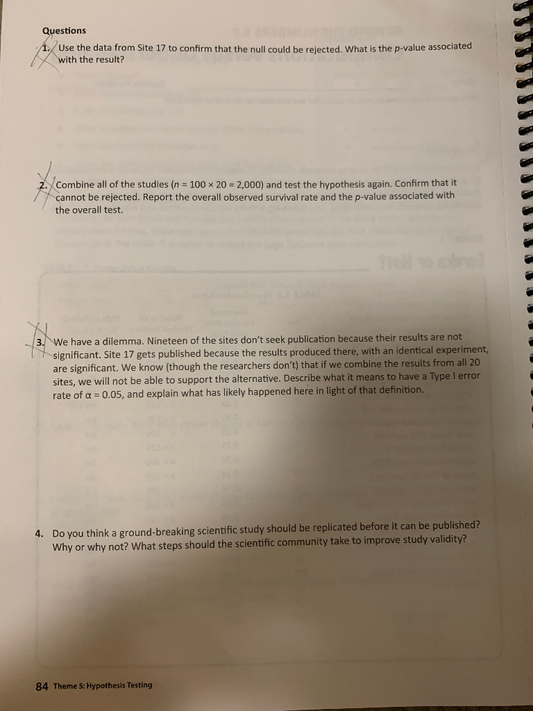 ###In order to find p-values for Questions 1 and 2, | Chegg.com