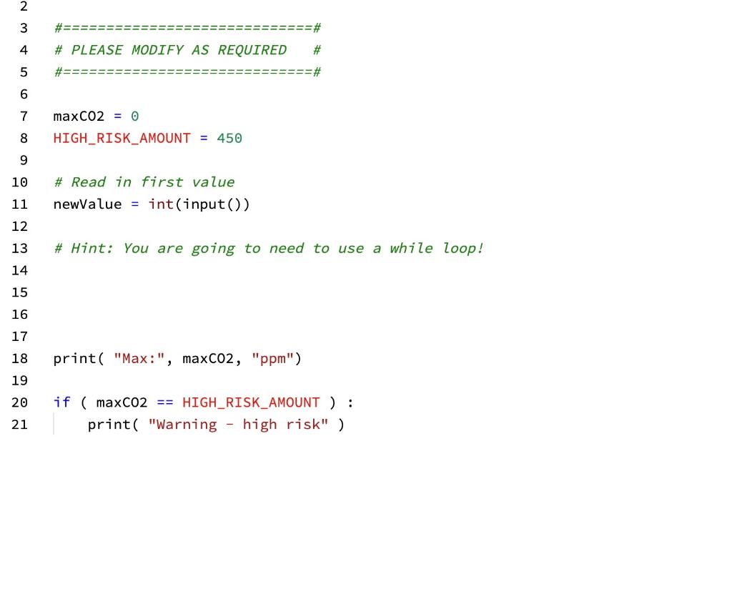 Solved Q2: Some like it hot... (While loop) USE | Chegg.com