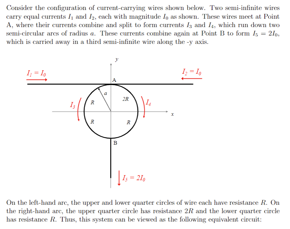 Solved Consider the configuration of current-carrying wires | Chegg.com