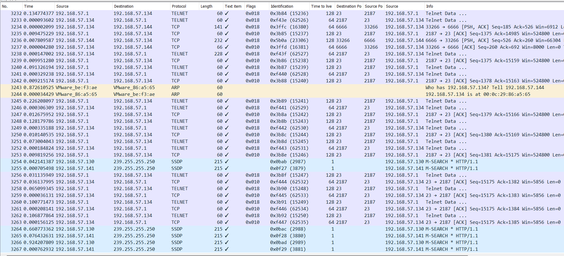 Solved Capture 3: 1) Open the provided packet capture files | Chegg.com