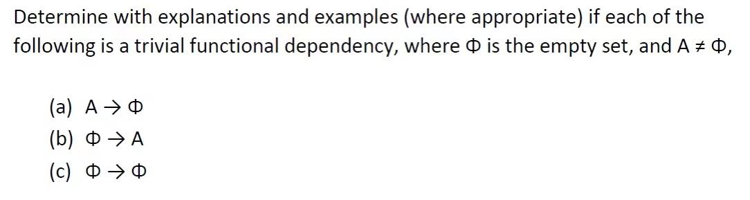 Solved Determine with explanations and examples (where | Chegg.com
