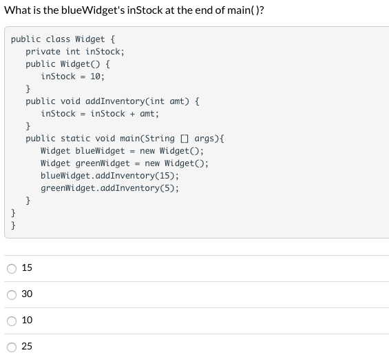 Solved What is output? public class Student { private double | Chegg.com