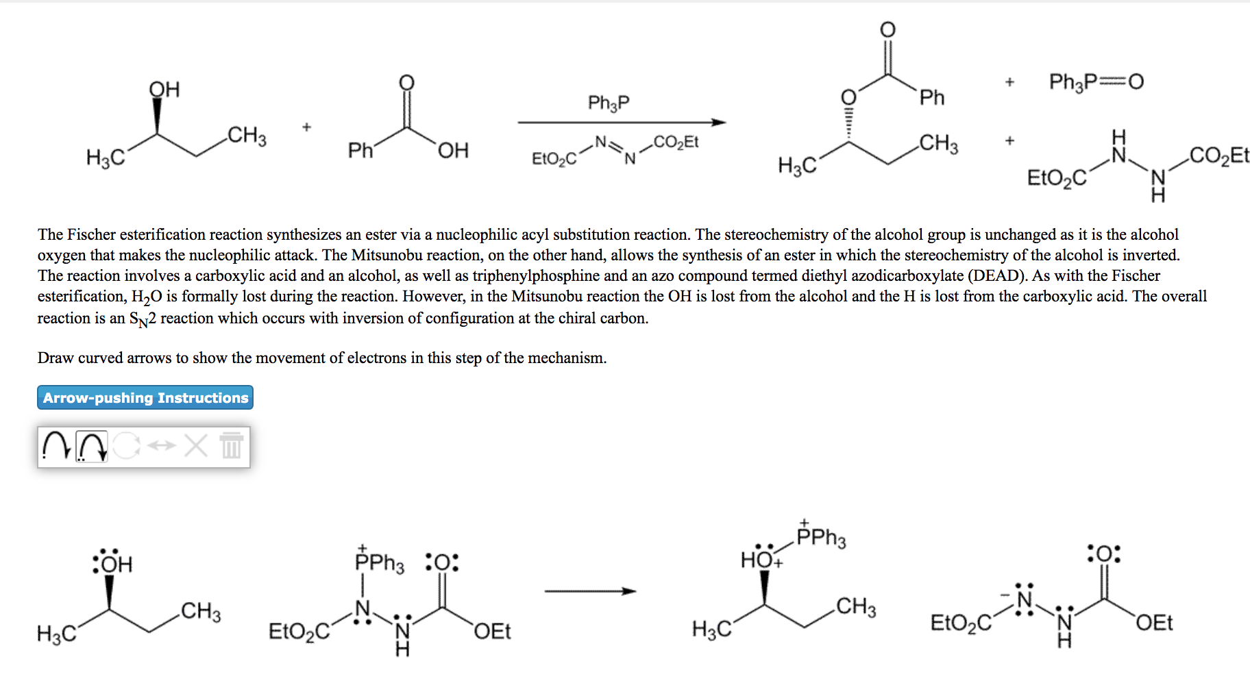 Solved OH + Ph3P=O Ph whainbat + Ph3P FIOC-Nov-COEU . CH3 Ph | Chegg.com
