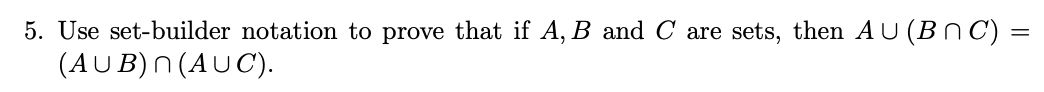 Solved Use set-builder notation to ﻿prove that if A,B ﻿and C | Chegg.com