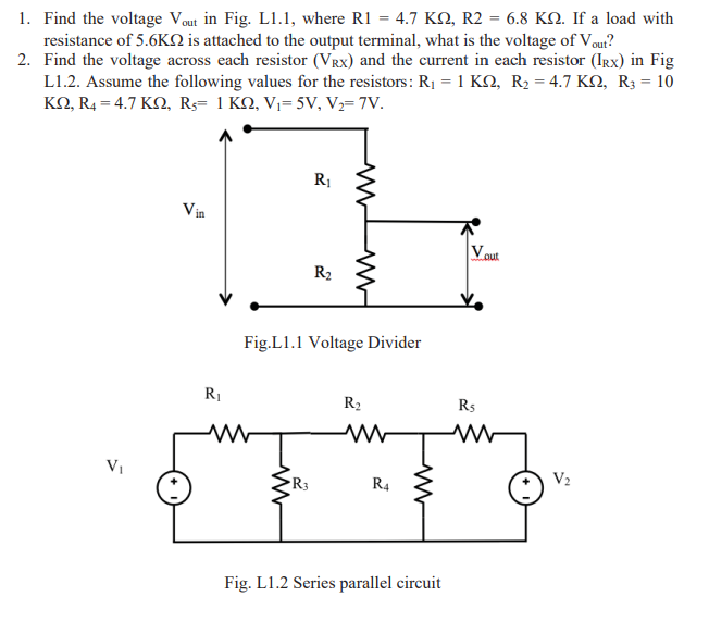 Solved Use Kvl or Kcl and Ohms law to solve.(Only number 2) | Chegg.com