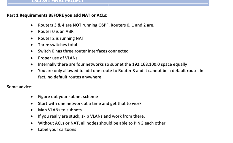 Solved You are to build an OSPF topology. Logically, your | Chegg.com
