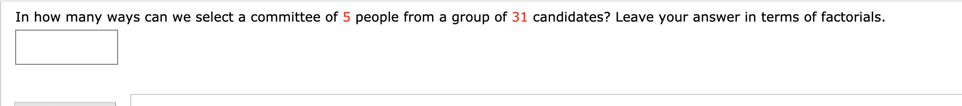 Solved In how many ways can we select a committee of 5 | Chegg.com