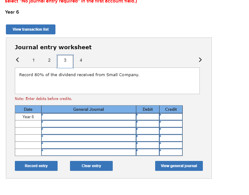 Solved Journal entry worksheet Record 80% of acquisition | Chegg.com
