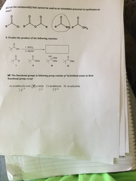 Solved Circle the compound(s) that cannot be used as an | Chegg.com