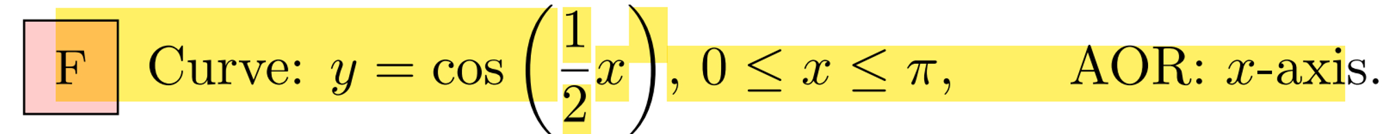 Solved the given curve is rotated around the given axis of | Chegg.com