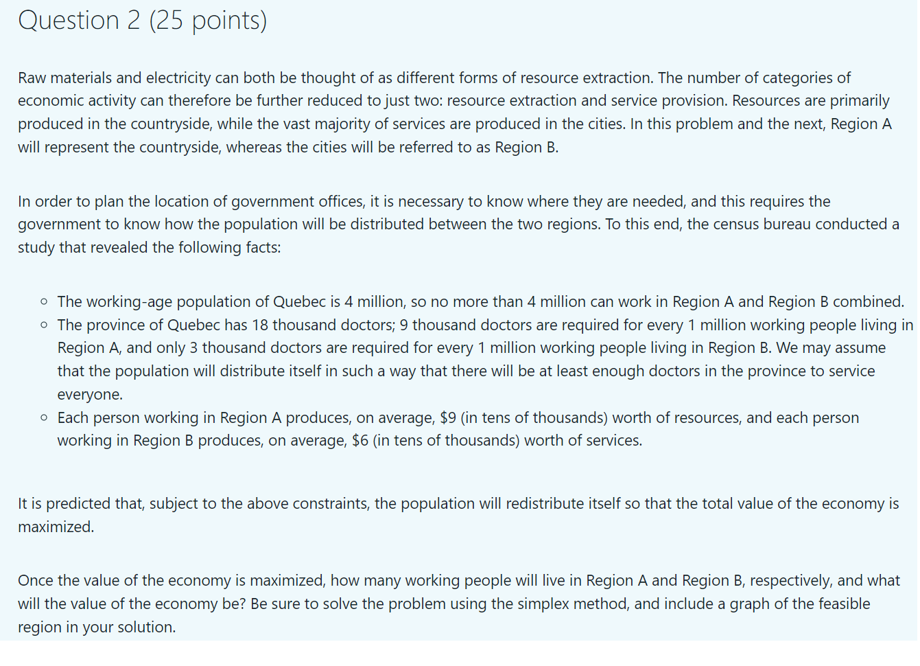 Solved Question 2 (25 points) Raw materials and electricity | Chegg.com