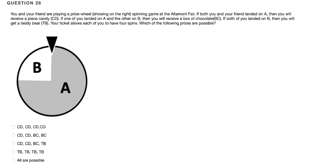 Solved QUESTION 26 You and your friend are playing a | Chegg.com
