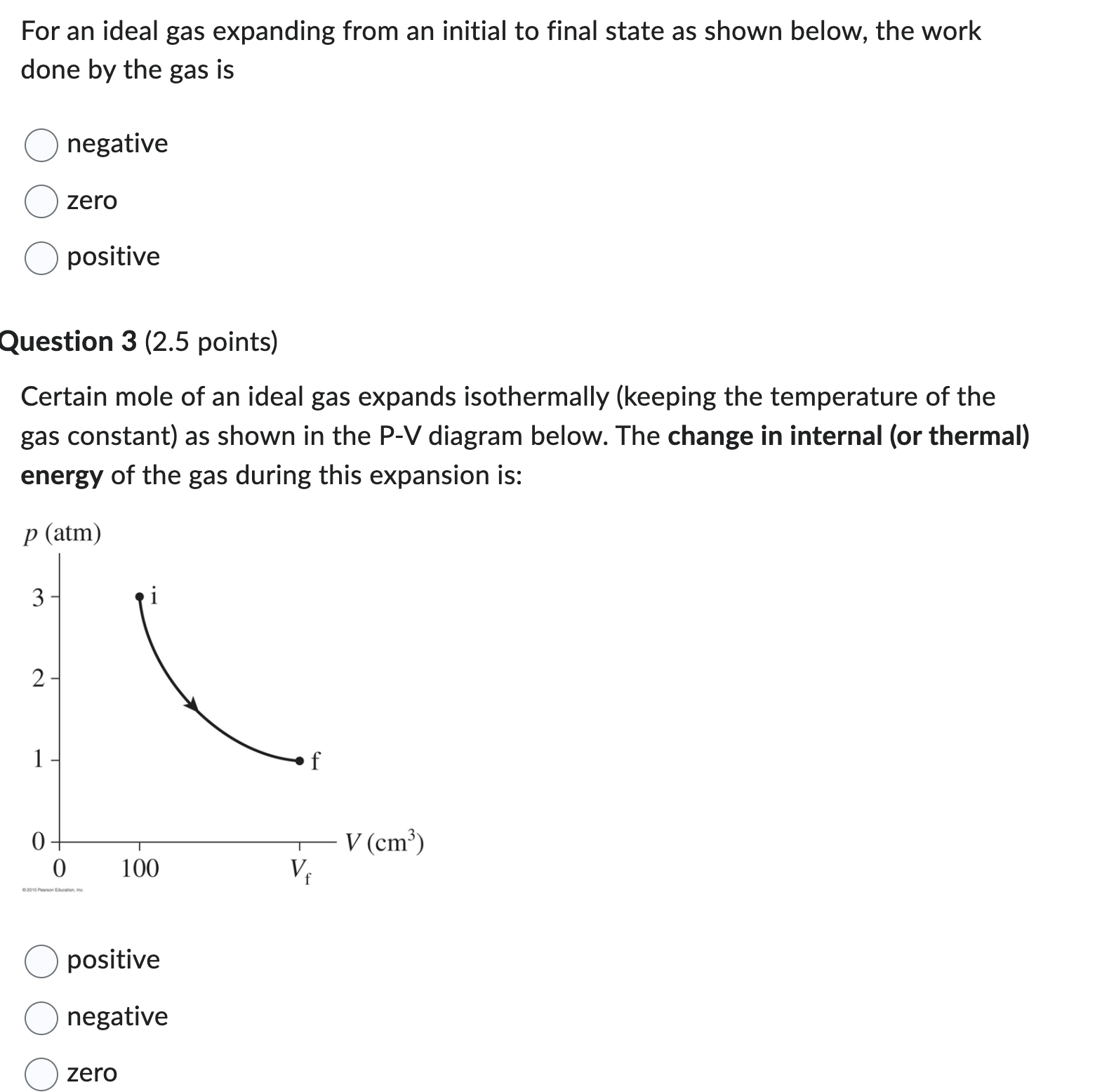 Solved For an ideal gas expanding from an initial to final | Chegg.com