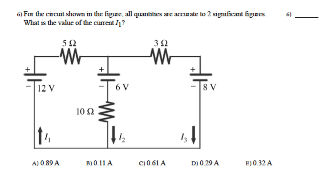 Solved 6) For the circuit shown in the figure, all | Chegg.com