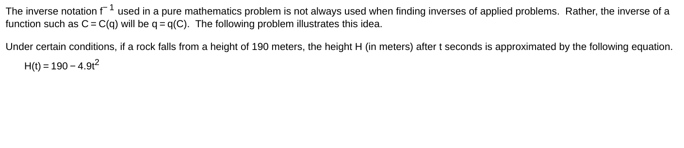 The inverse notation f^(-1) used in a pure | Chegg.com