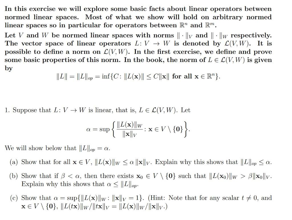 Solved In this exercise we will explore some basic facts | Chegg.com