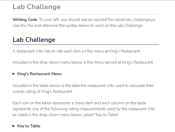 Solved Writing Code: To your left, you should see an opened | Chegg.com