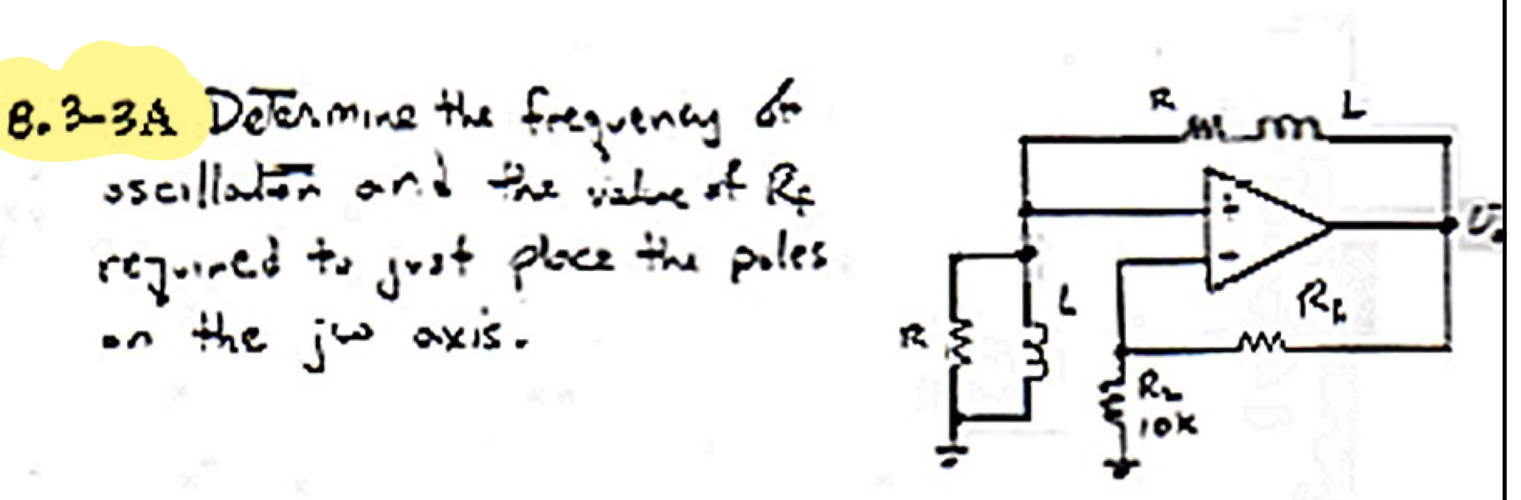 Solved B. 3-3A Determine the frequency of sscillator and the | Chegg.com