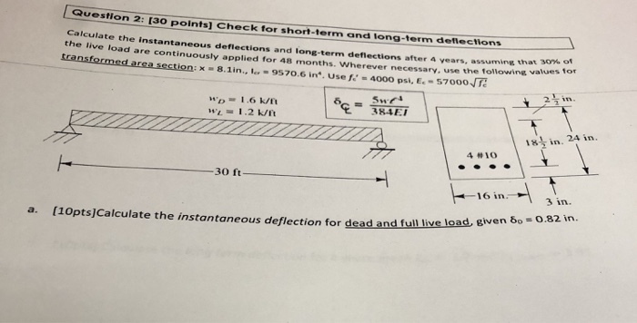 Solved Question 2: 130 points) Check for short-term and | Chegg.com