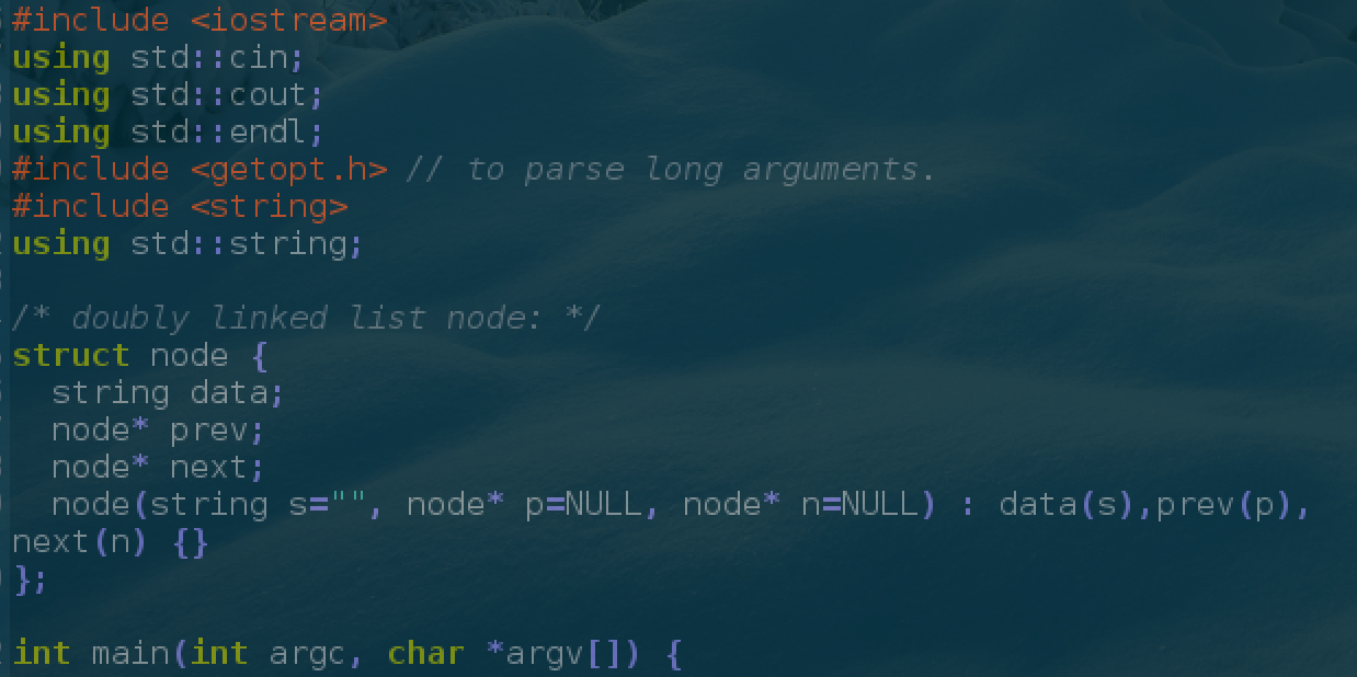 Solved 1. Start with an empty linked list. 2. Read a line | Chegg.com