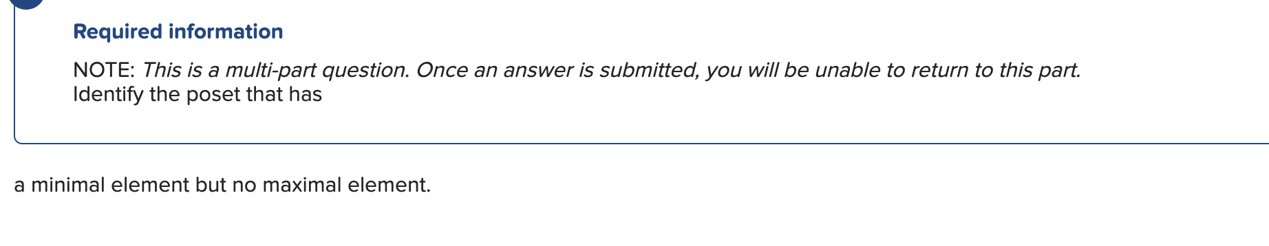 Solved Required informationNOTE: This is a multi-part | Chegg.com