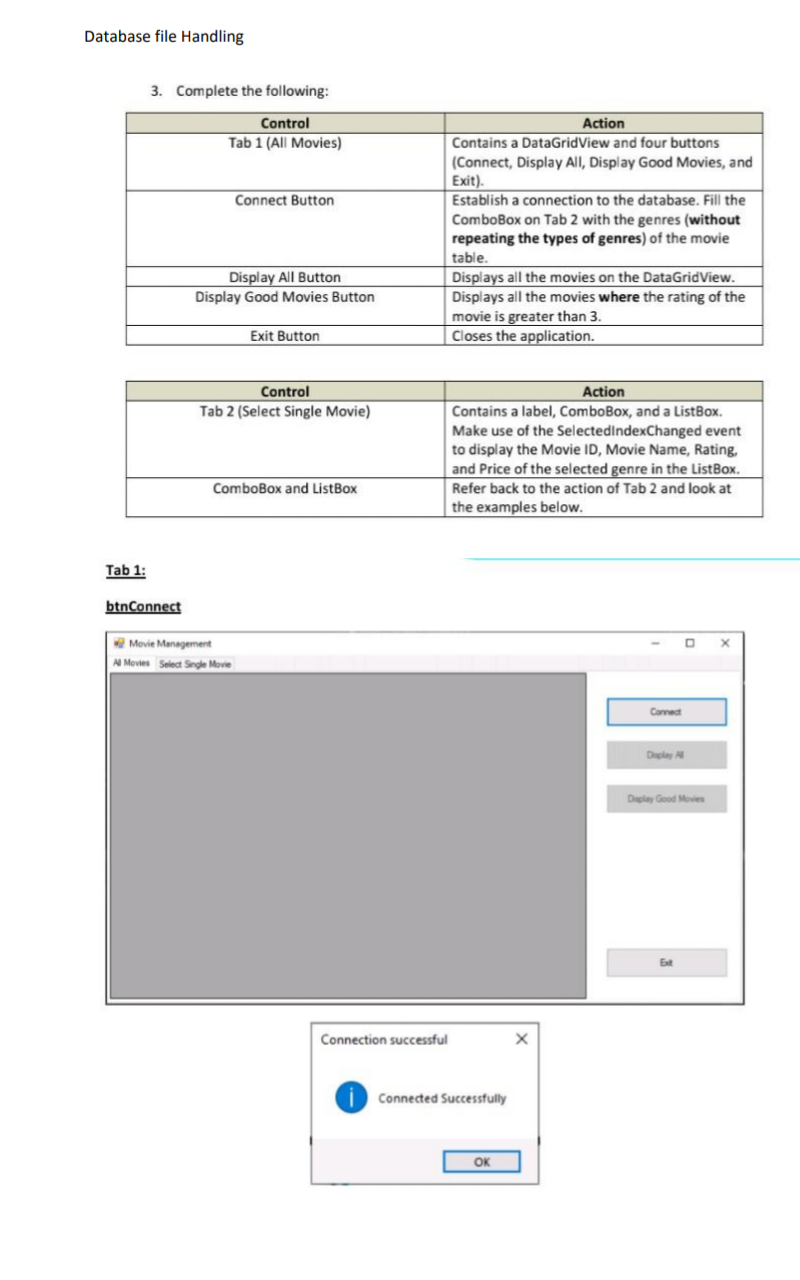 Solved Create SQL Server Database Project With Visual Studio | Chegg.com