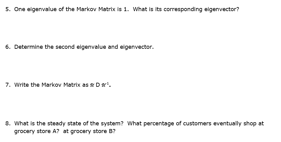 Solved Part 2: A small town with a single grocery store, A, | Chegg.com