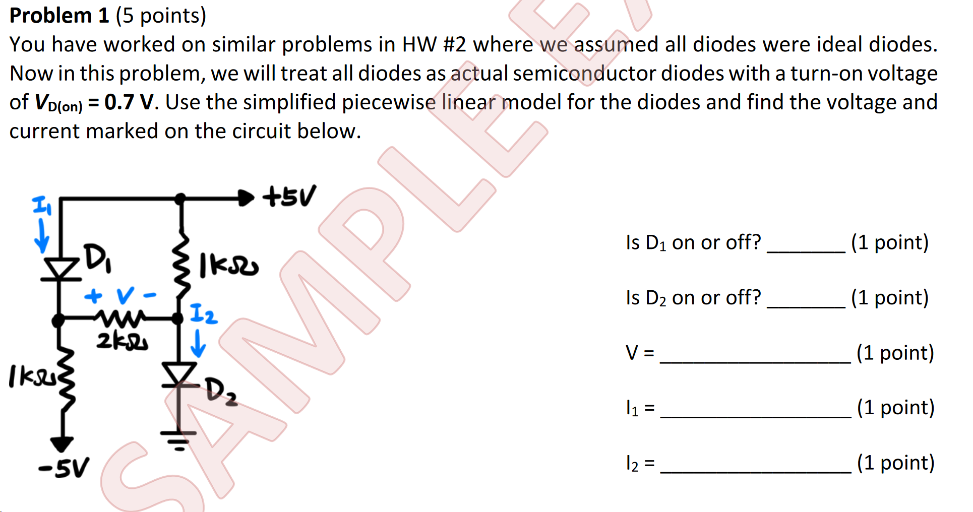 Solved Problem 1 (5 points) You have worked on similar | Chegg.com